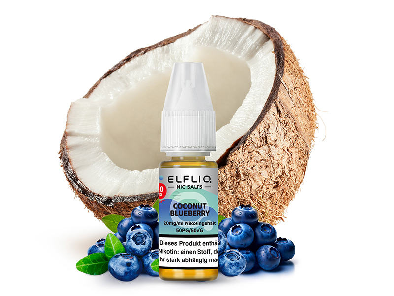 ELFBAR Elfliq - Coconut Blueberry (Kokosnuss, Blaubeere) - Liquid - 2