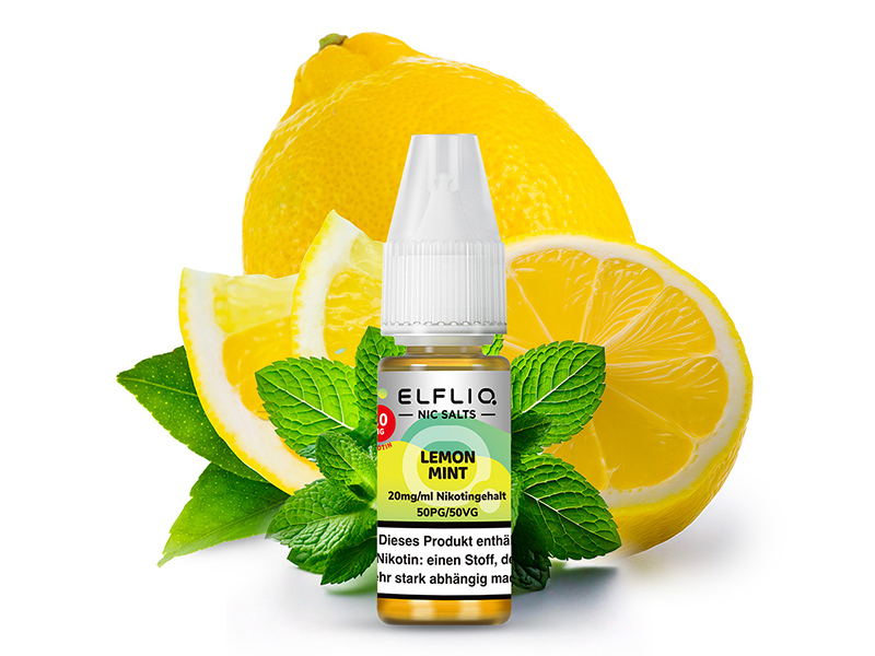 ELFBAR Elfliq - Lemon Mint (Zitrone, Minze) - Liquid - 20 mg/ml - 10