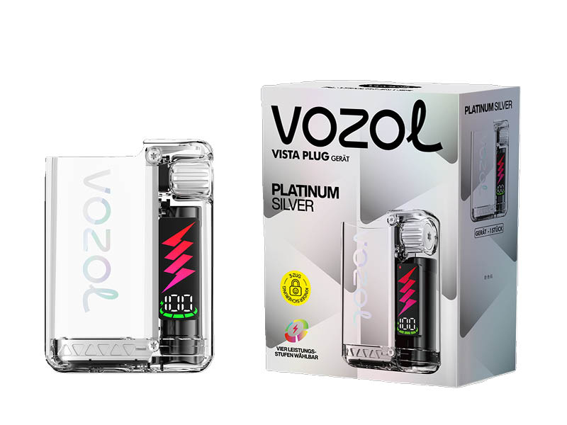 Vozol Vista Plug Ez Basisgerät - Platinum Silver